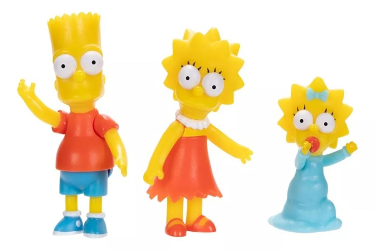 The Simpsons Coleção Familia Simpsons Com 7 bonecos Articulados - Sunny ...