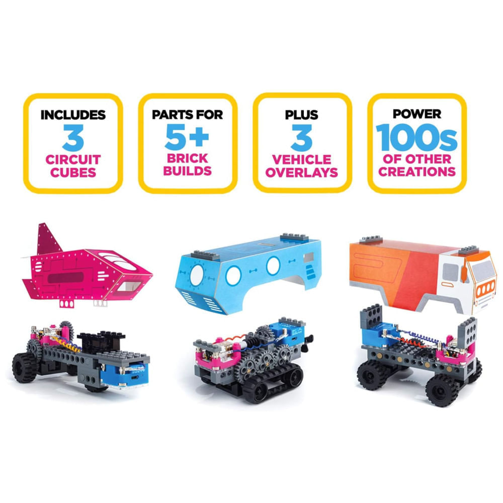 Kit STEM de engenharia de mobilidade para veículos Circuito de Cubos e ...