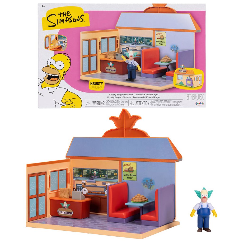 Confira Playset - Os Simpsons - Krusty Burger - Sunny - Rihappy - Ri Happy