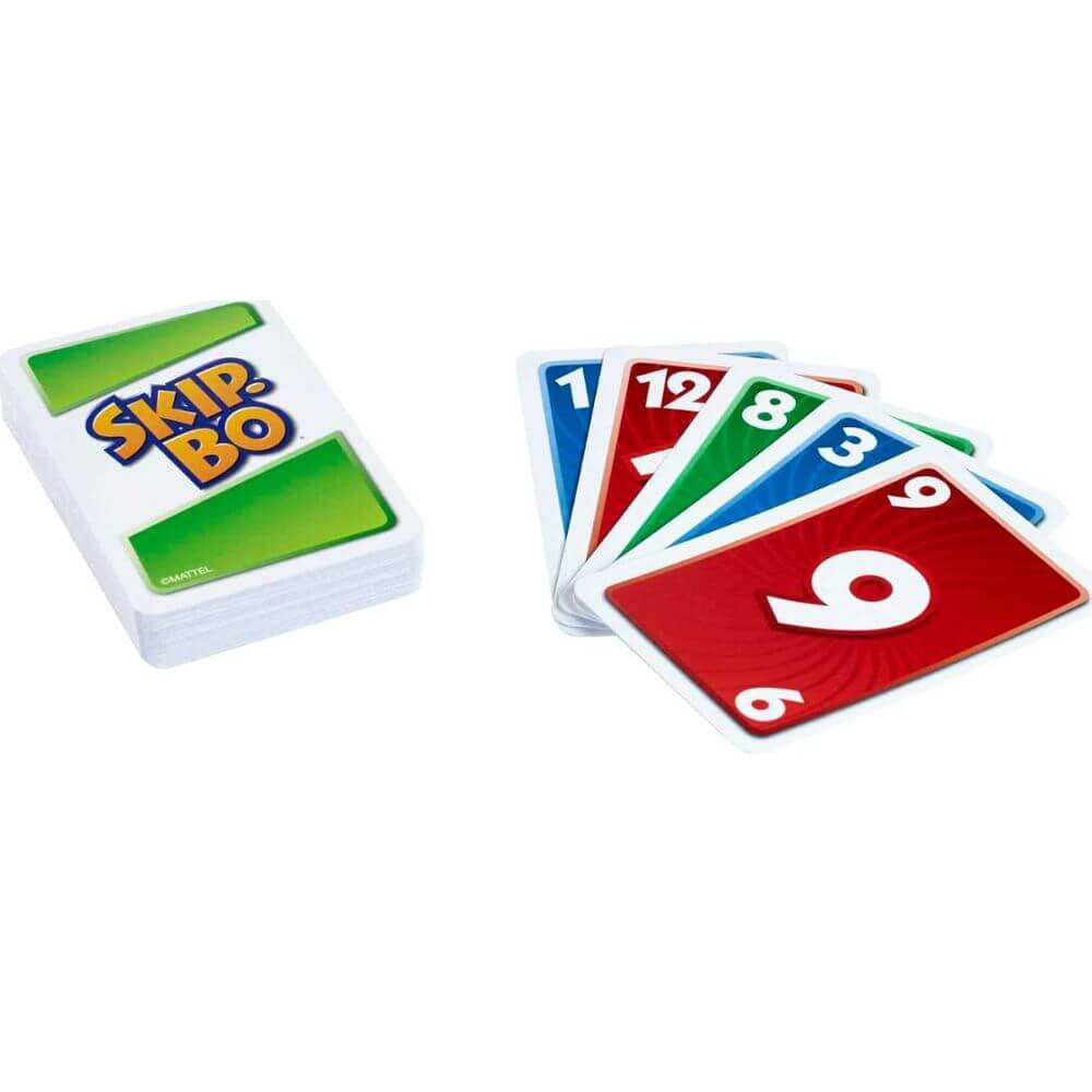 Jogo de Cartas Skip-Bo - Mattel 42050 - Ri Happy