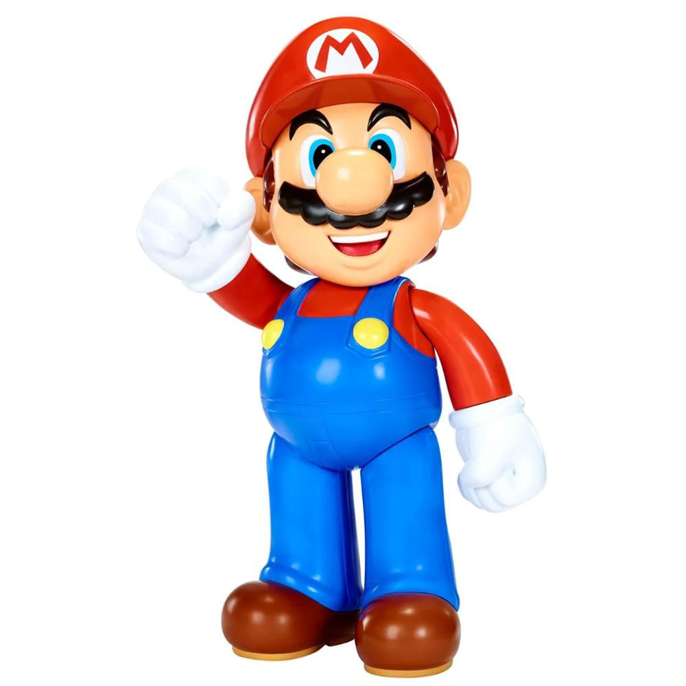Boneco Super Mario Articulado Gigante Mario 47cm - Sunny 4205 - Ri Happy