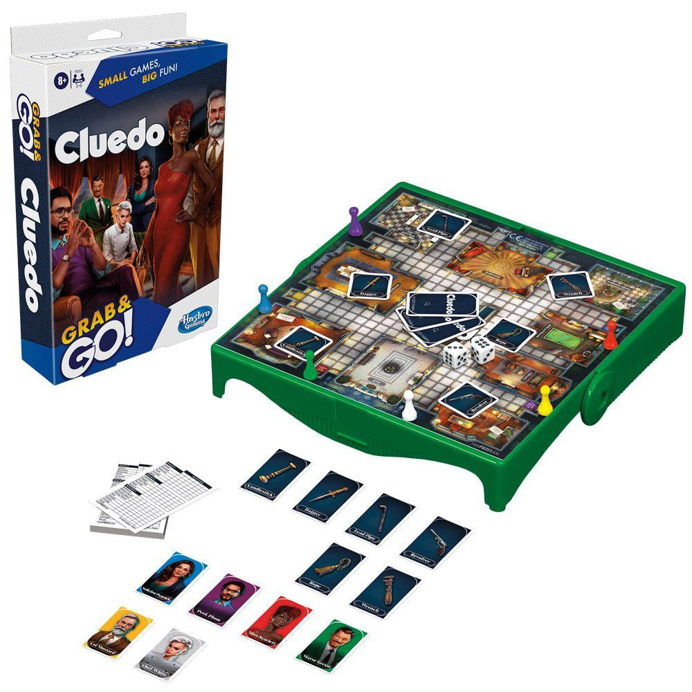 Jogo Cluebo Grab and Go - Hasbro - PBKIDS Brinquedos