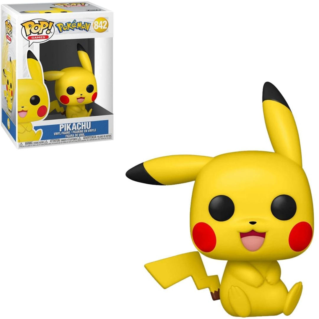 Funko Pop Original Pokemon Pikachu 842 - PBKIDS Brinquedos