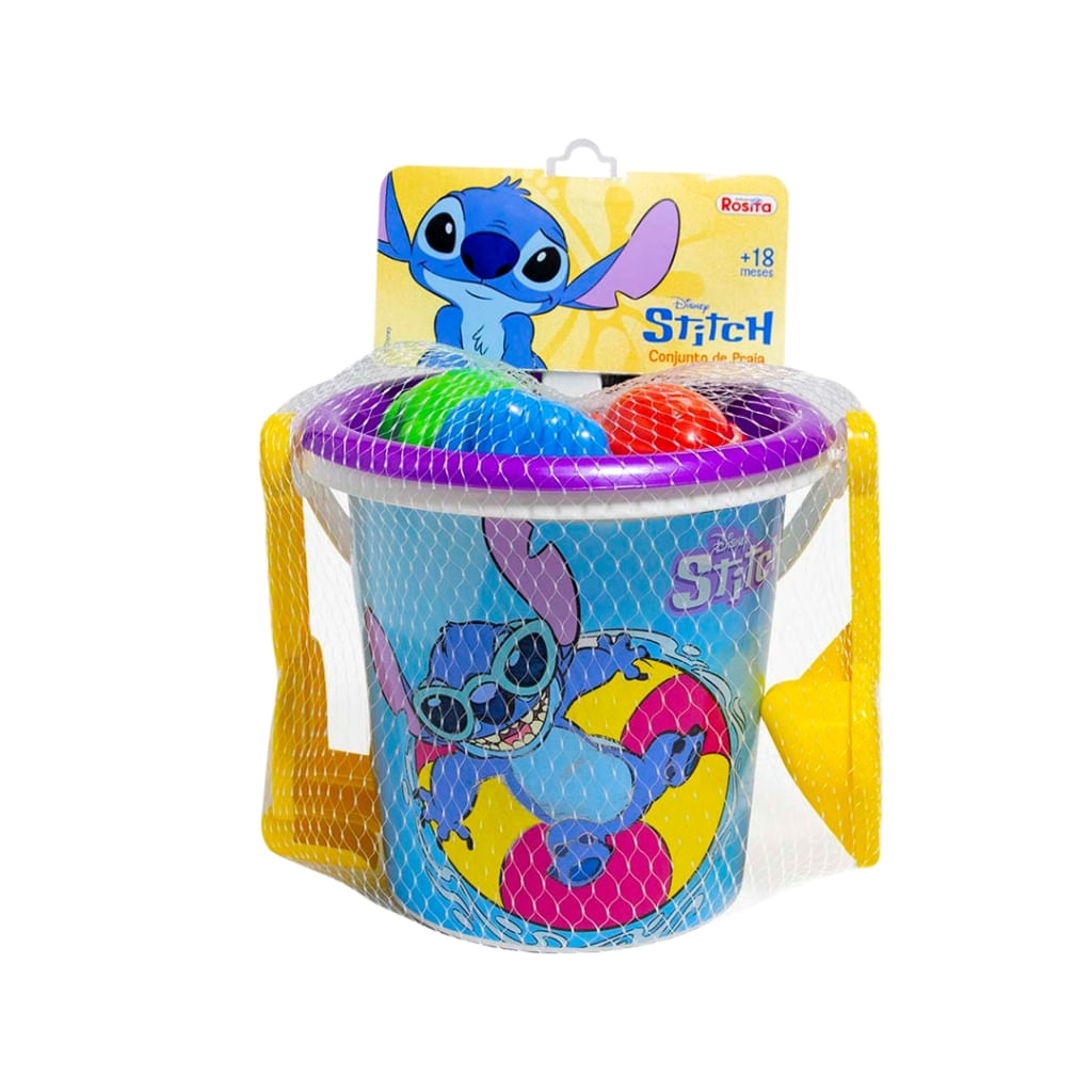 Conjunto de Praia - Disney - Stitch - Novabrink