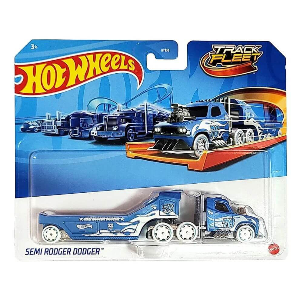 Hot Wheels Caminhão de Corrida Track Fleet - Semi Rodger Dodger ...