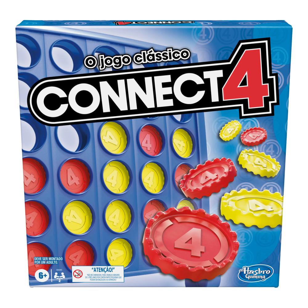 Jogo De Tabuleiro - Connect 4 Grid - Hasbro - Ri Happy