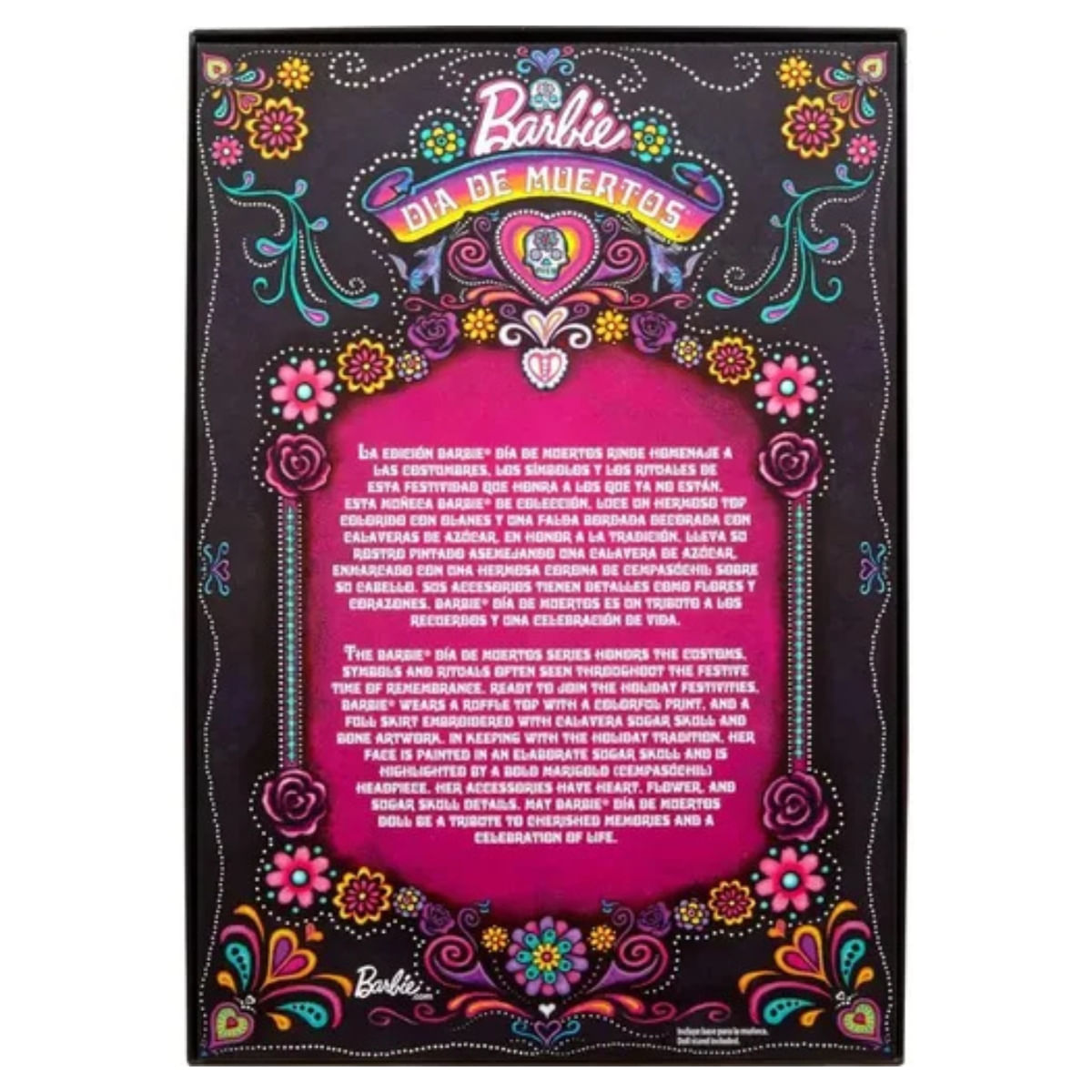 Boneca Barbie Dia De Los Muertos Dia Dos Mortos Mattel HRM72 - Ri Happy