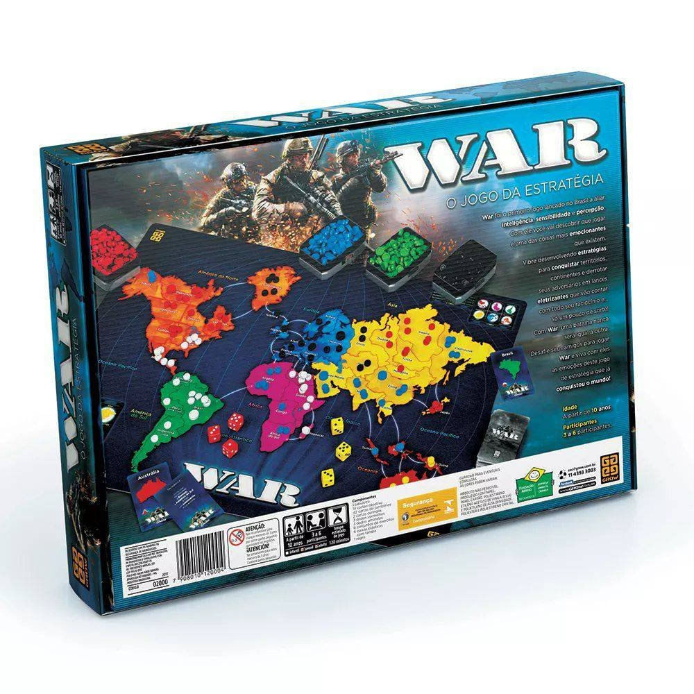 Jogo de Tabuleiro com Estrategia War 2000 Grow