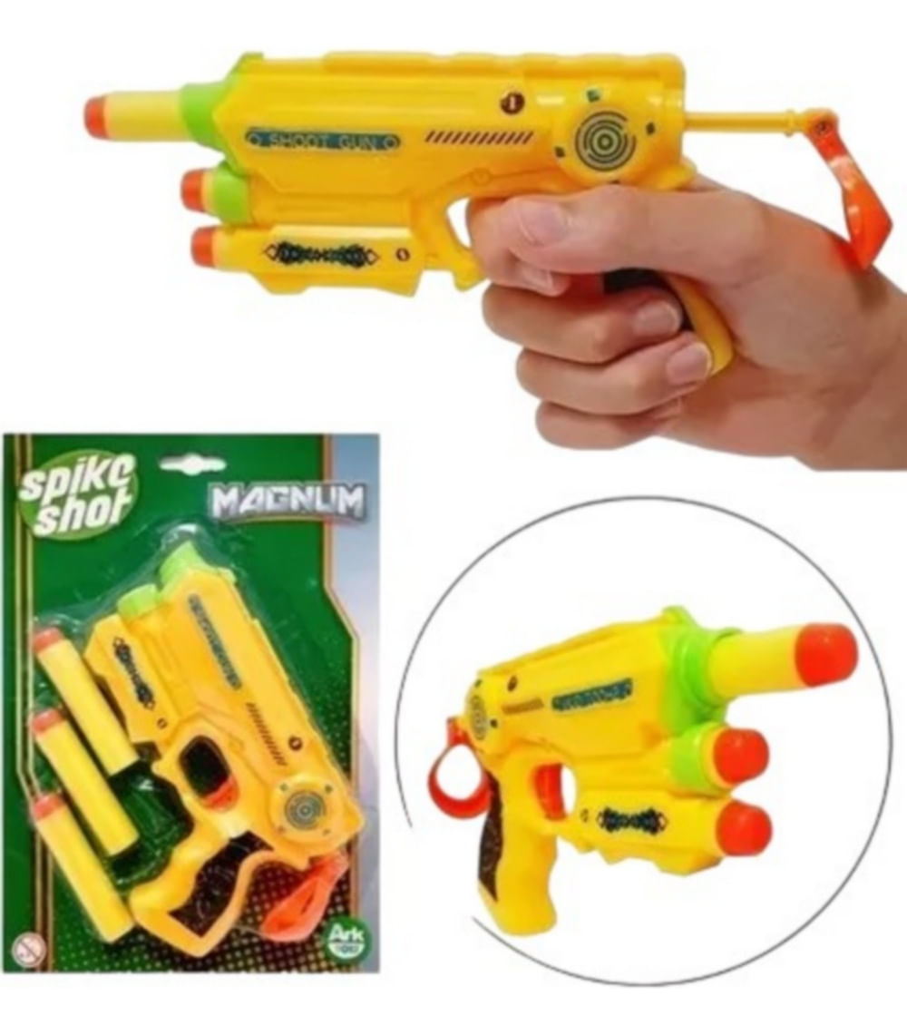 Pistola Infantil Lança Dardos Magnum Spike Shot