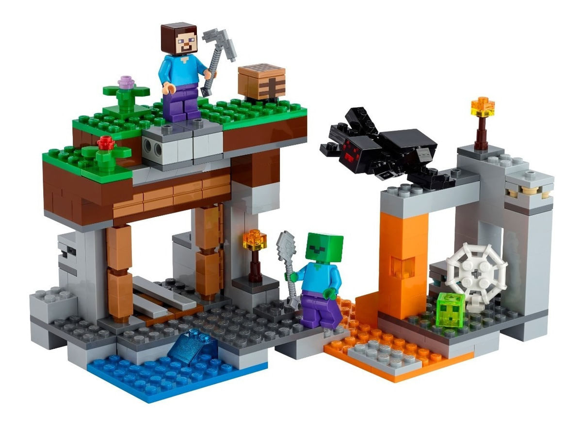 Novo lançamento de Lego Minecraft 21166 The Abandoned Mine - PBKIDS ...