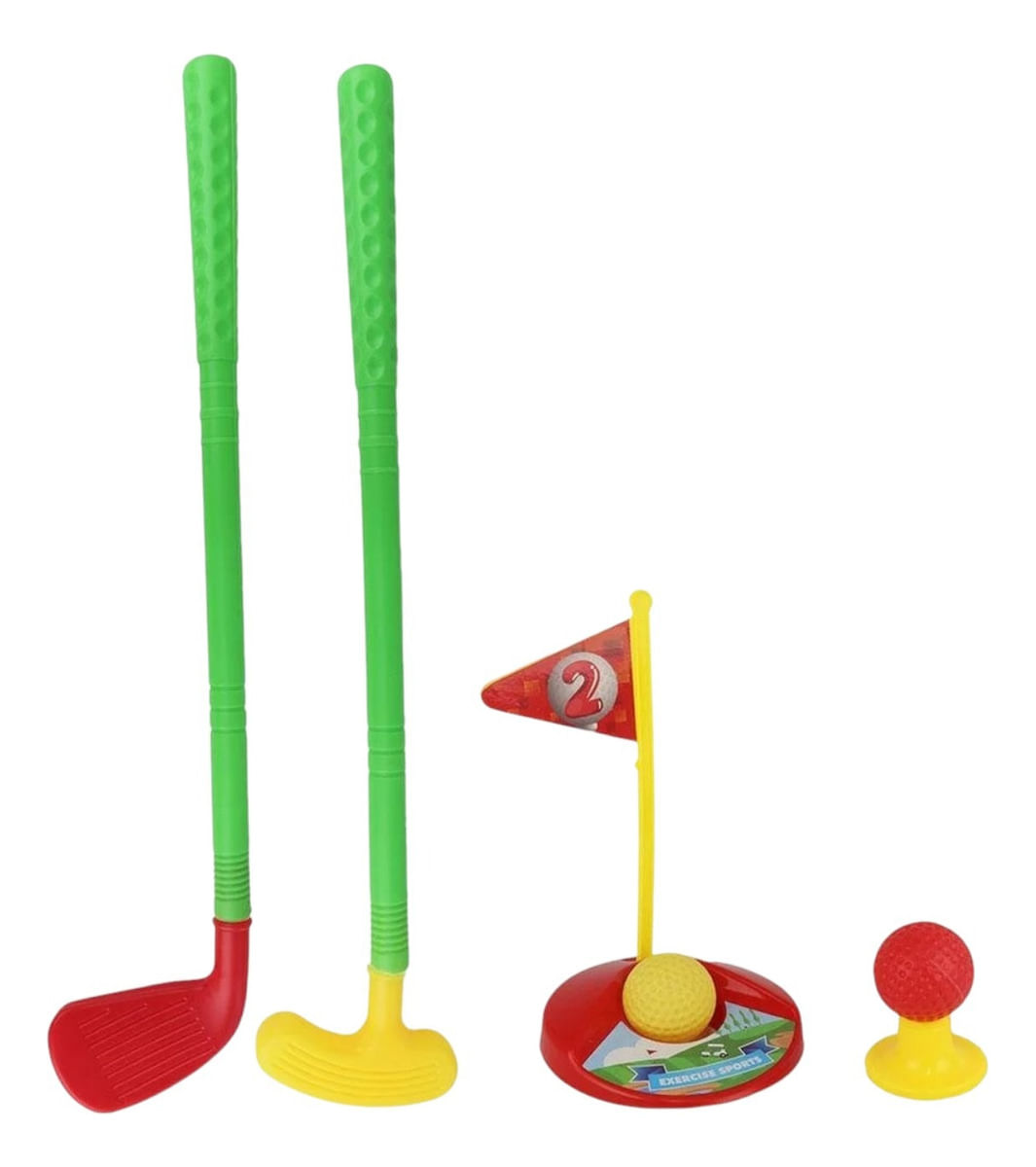 Jogo De Mini Golf Golf Infantil Com Bola E Tacos De 7 Peças - Ri Happy