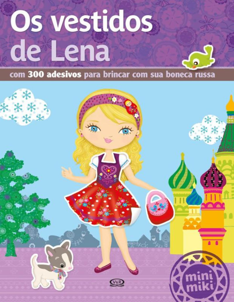 Vestidos De Lena, Os: Com 300 Adesivos Para Brinca - Ri Happy