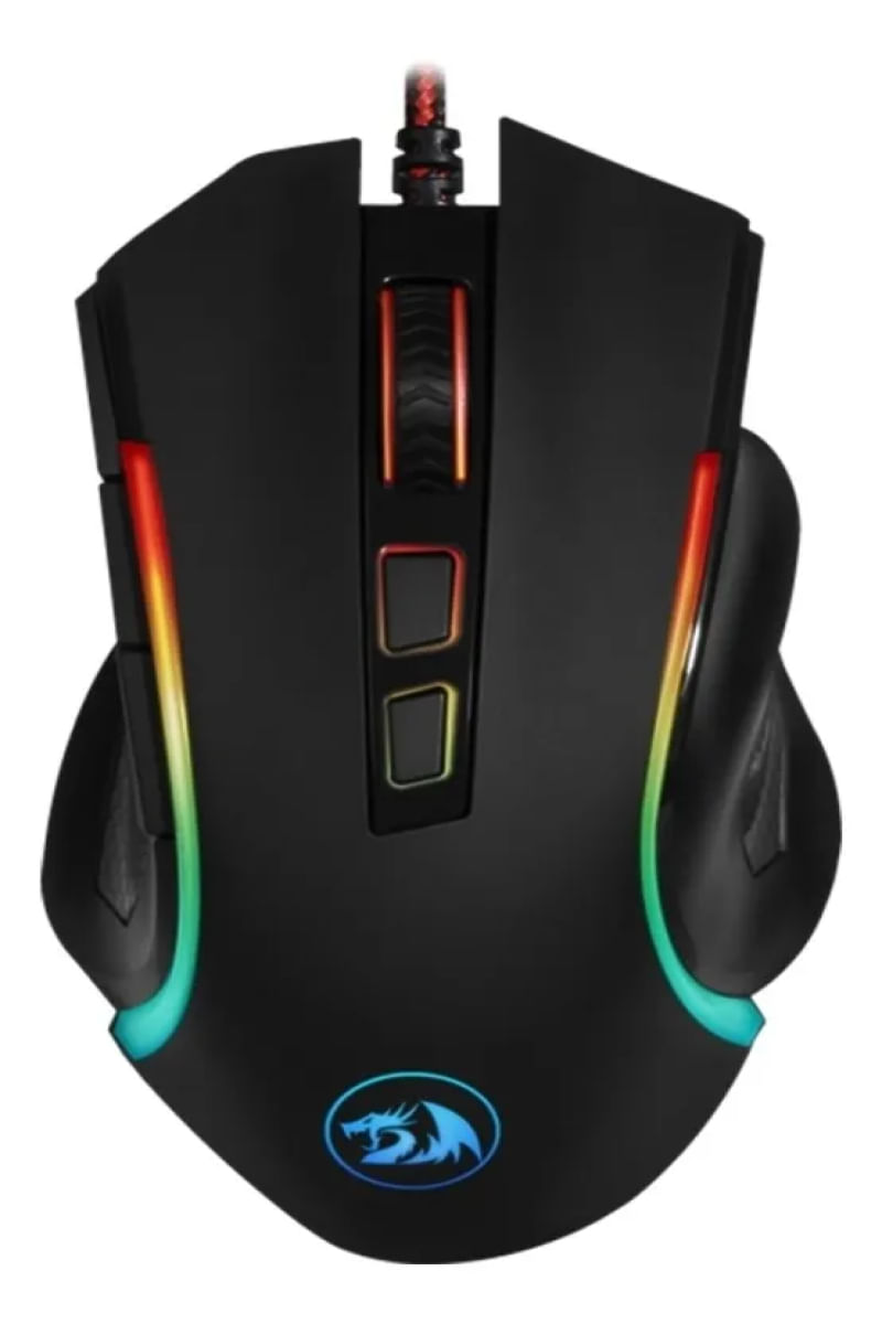 Mouse Gamer com Fio Redragon Griffin M607 Usb 7200dpi Óptico Led Rgb ...