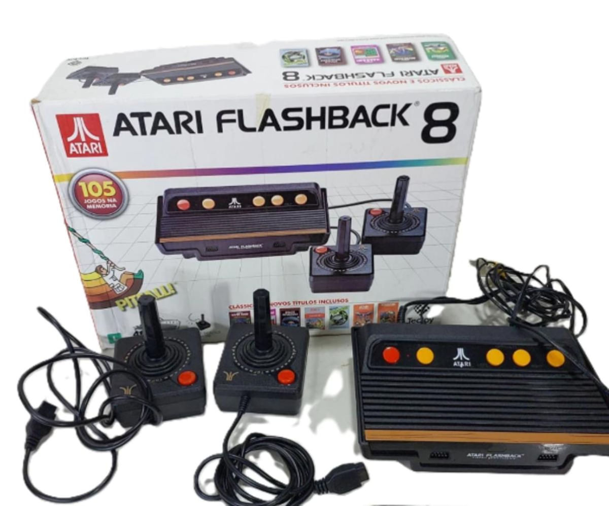 Console Video Game Atari 100 Jogos Serie Flashback