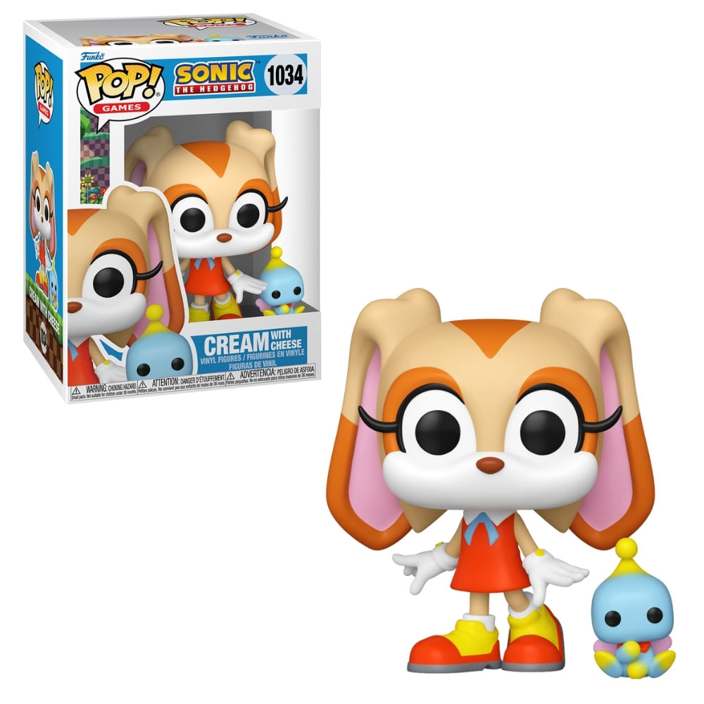 Boneco - Funko Pop - Sonic The Hedgehog - Cream e Cheese - Candide ...
