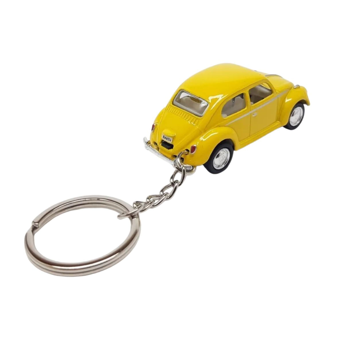 Chaveiro Fusca Metal 1/64 Amarelo Kinsmart KT2540DK_AM - Ri Happy