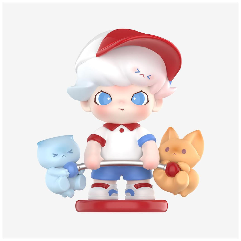 Estátua DIMOO I Can Make It Blue Ver. da Pop Mart - Ri Happy