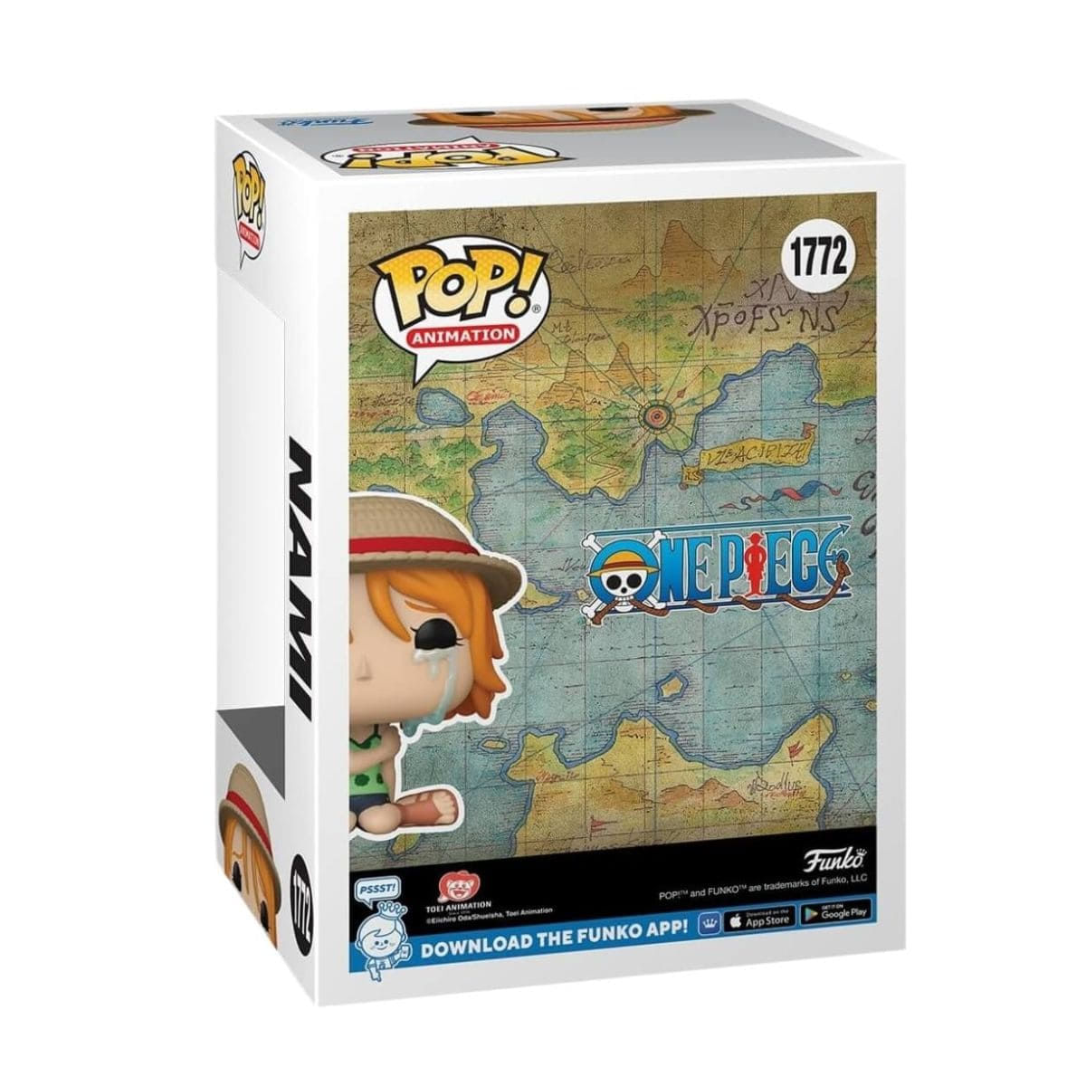 Funko Pop Nami 1772 One Piece Original com Chapéu de Palha e Cena ...