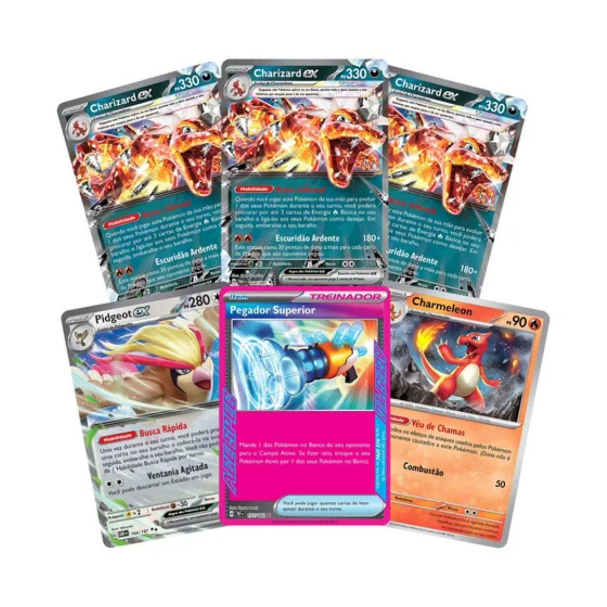 Carta Pókemon Deck Batalha De Liga Charizard - Ri Happy