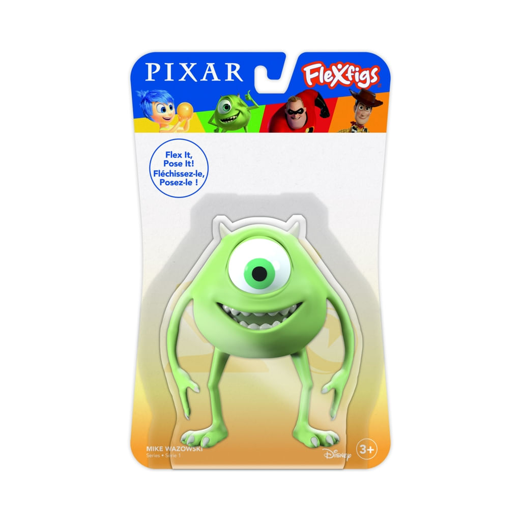 Boneco - Disney - Pixar - Monstros S.A - Flexfigs - Mike Wazowsky ...