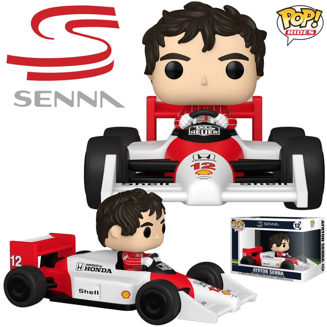 Funko Pop Rides Ayrton Senna Shell Honda #12 - Ri Happy