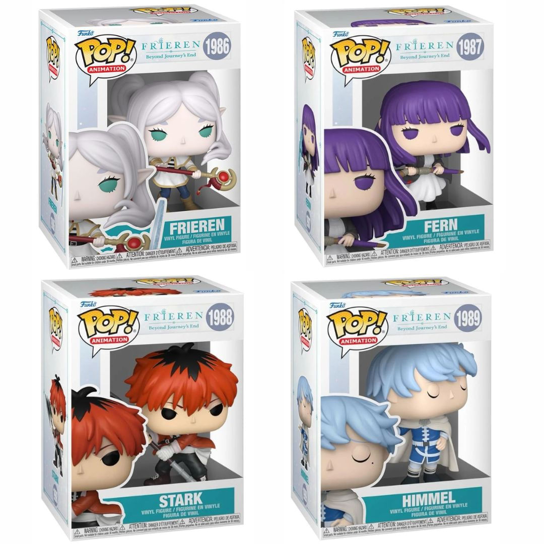 Funko Pop Animation Kit Frieren Fern Stark e Himmel - PBKIDS Brinquedos