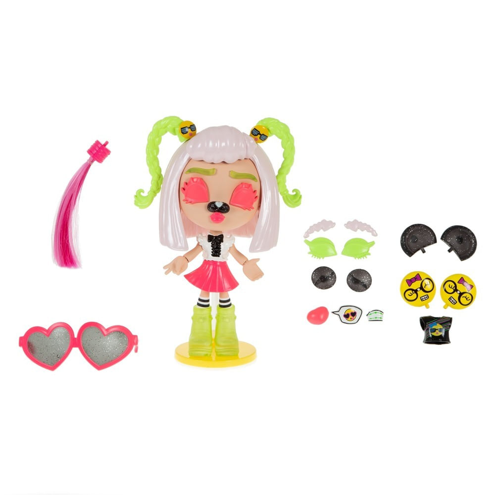 Boneca Com Acessórios - Lotta Looks - Panda Estiloso - Mattel - Ri Happy