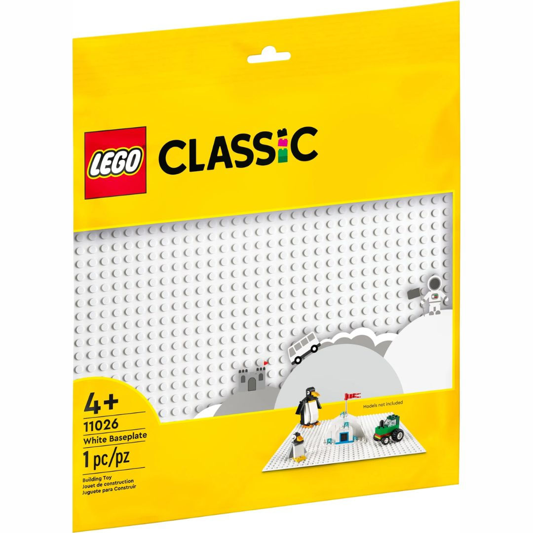 Lego Classic Base de Construção Branca 11026 - Ri Happy