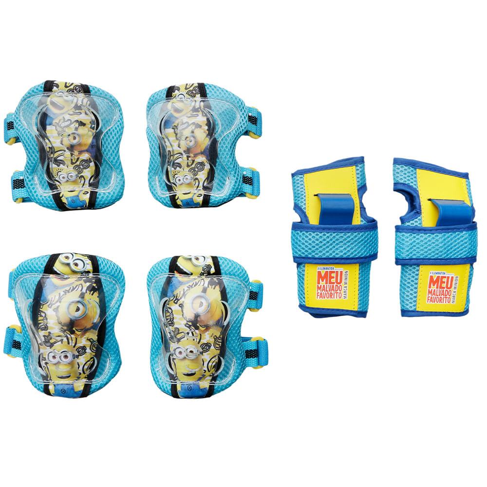 Confira Conjunto de Proteção - Minions - Pro Mesh - Froes - Rihappy ...