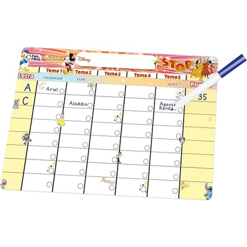 JOGO STOP DISNEY - PAIS E FILHOS - Ri Happy