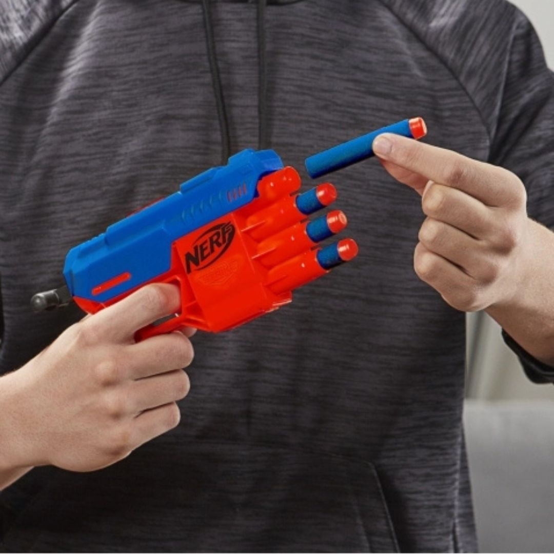 Lançador de Dardos Nerf Alpha Strike Claw Dual QS - Hasbro - Ri Happy