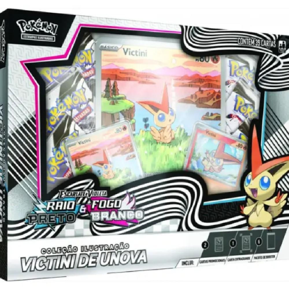 Box Pokémon Raio Preto Fogo Branco Victini de Unova - COPAG - PBKIDS ...