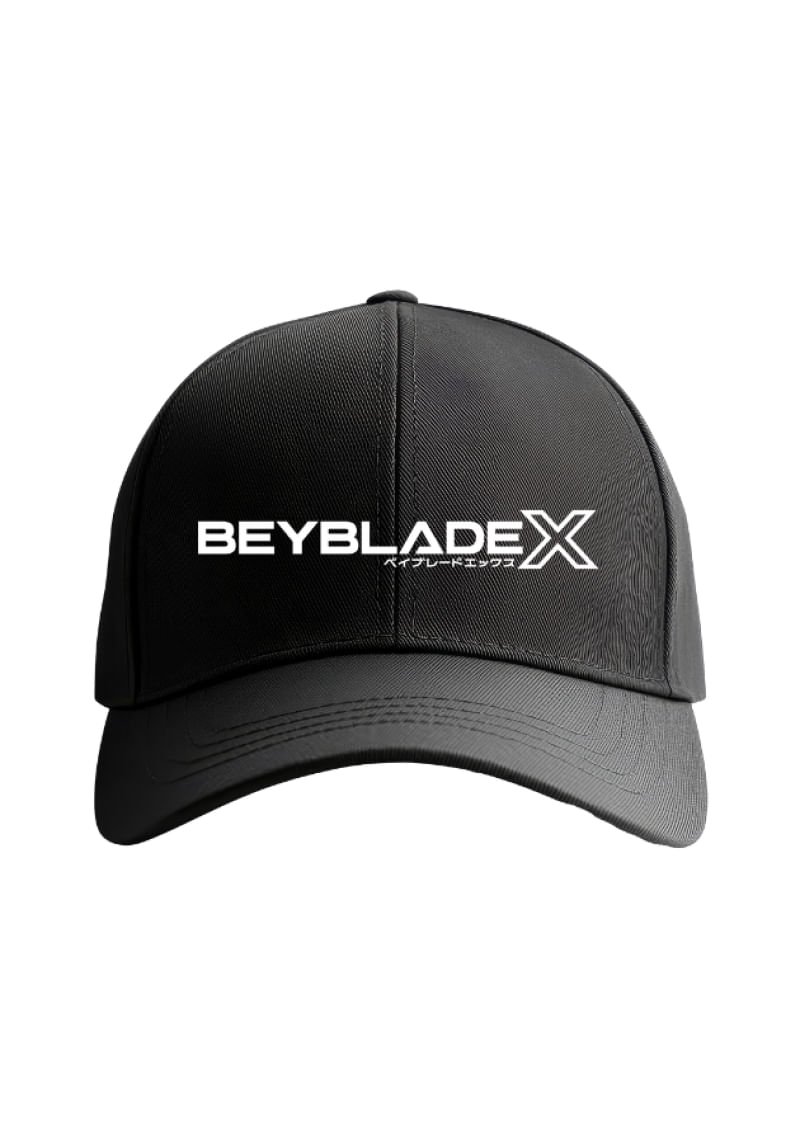 Boné Preto Beyblade X Logo Tamanho Único - Ri Happy