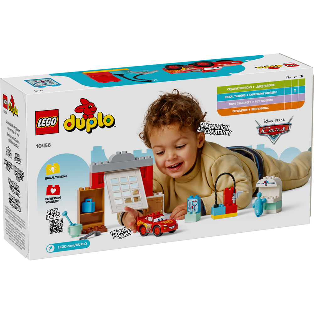 Lego Duplo McQueen na Garagem do Doc 10459 com 35pcs - PBKIDS Brinquedos