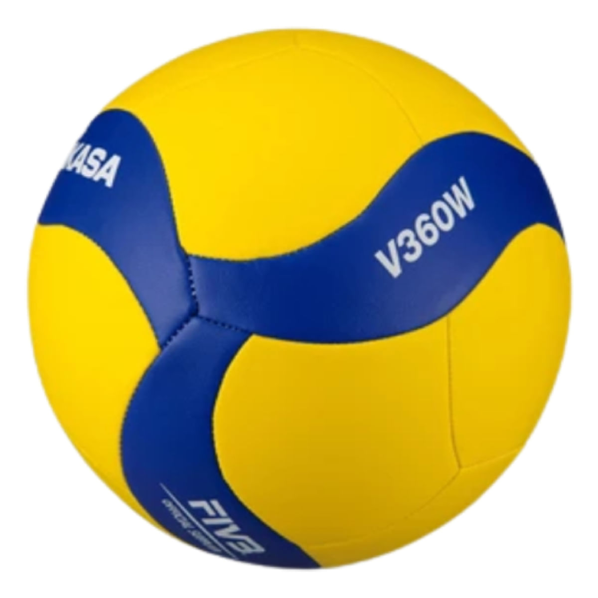 Bola de Vôlei Mikasa V360W FIVB Amarelo e Azul - PBKIDS Brinquedos