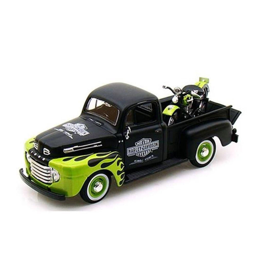Miniatura Carro Ford F-1 Com Moto - Ri Happy