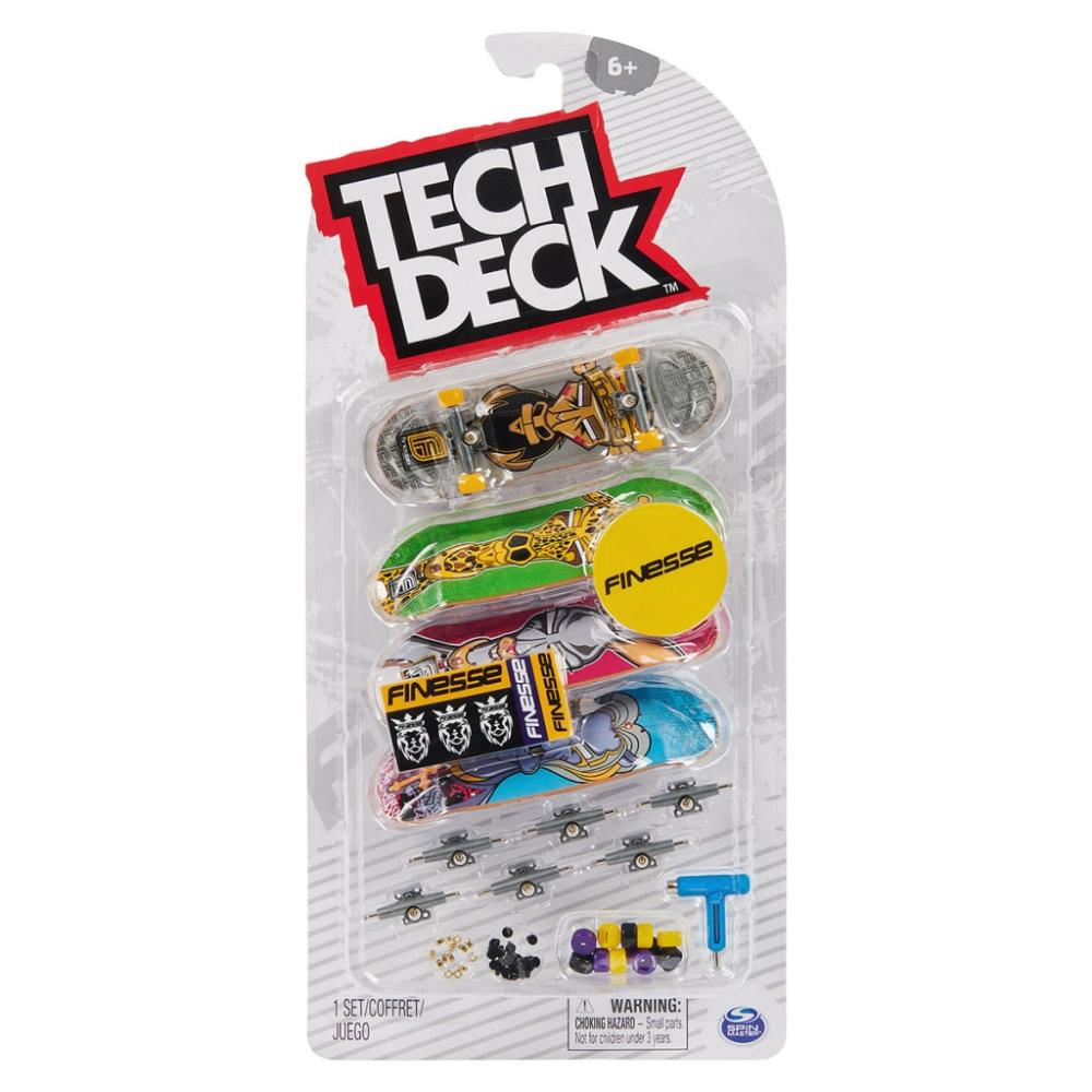Finesse Kit Com 4 Tech Deck Ultra - Sunny 002891 - Ri Happy