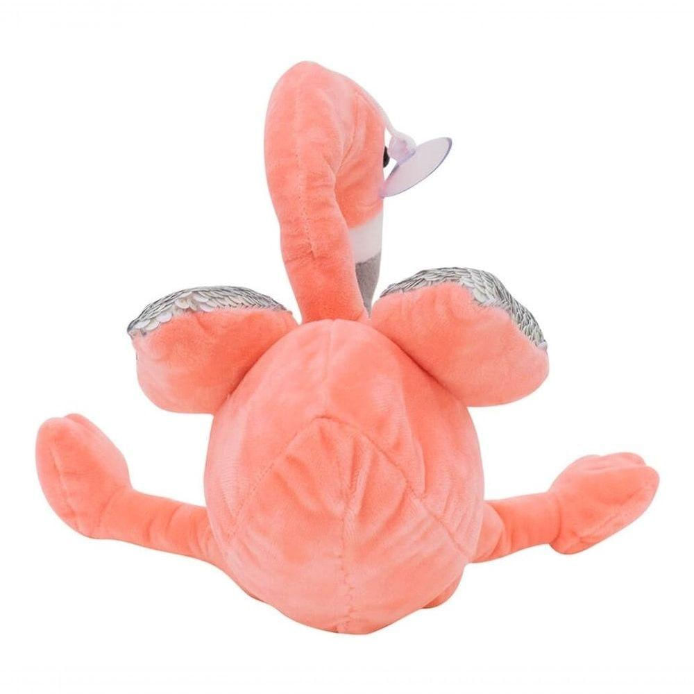 Flamingo Rosa Asas Lantejoulas 18cm - Pelúcia - Ri Happy