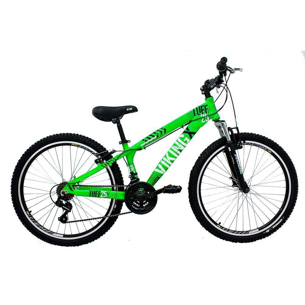 Bicicleta Mtb Freeride Aro 26 21v Verde Viking X - Ri Happy