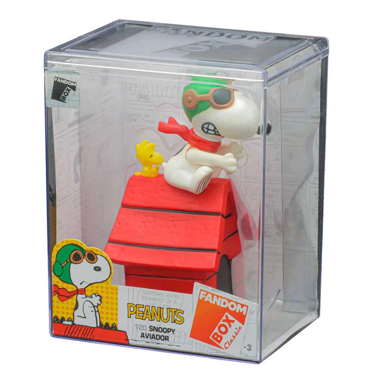Fandom Box Peanuts - Snoopy Casinha Aviador - PBKIDS Brinquedos