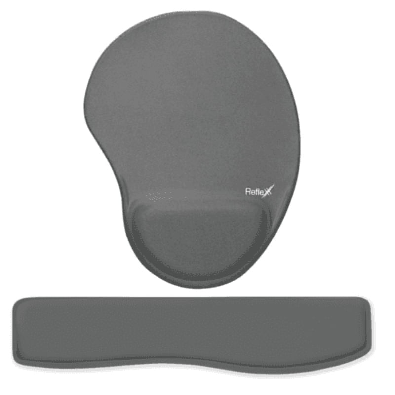 Kit Ergonômico Mouse Pad + Apoio de Pulso para Teclado Cinza - Reflex ...