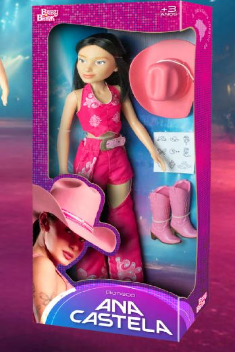 BONECA ANA CASTELA 55CM - NOVABRINK - Ri Happy