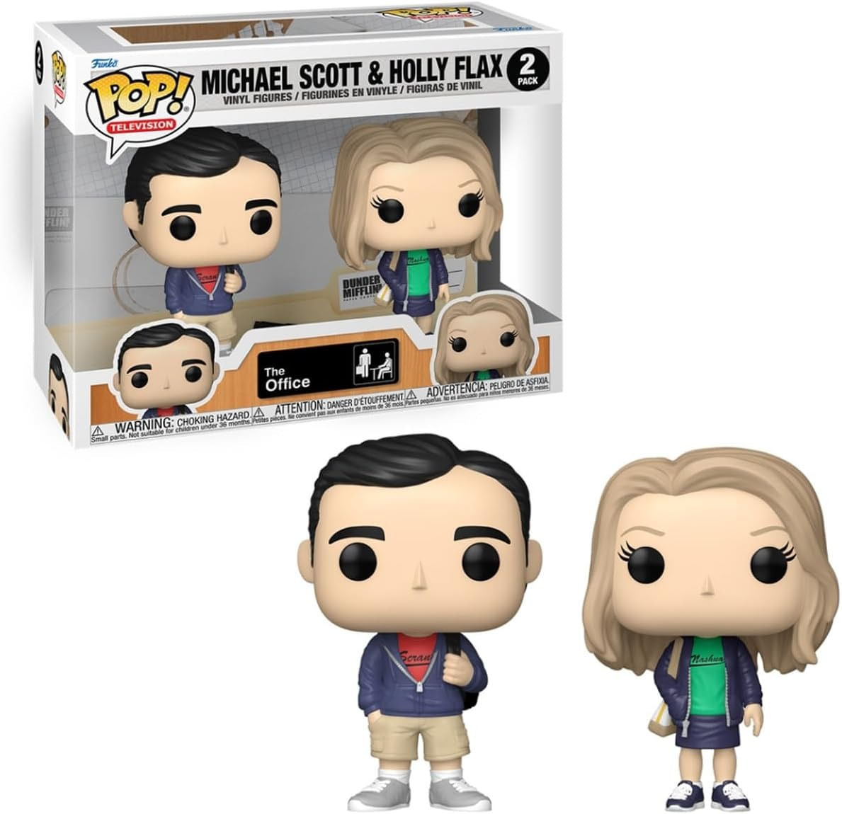 Funko Pop TV Michael Scott e Holly Flax Pack 2 The Office - Ri Happy