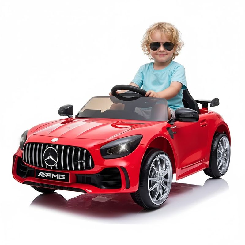 CARRO ELETRICO MERCEDES AMG GTR 12V VERMELHO - SHINY TOYS - Ri Happy